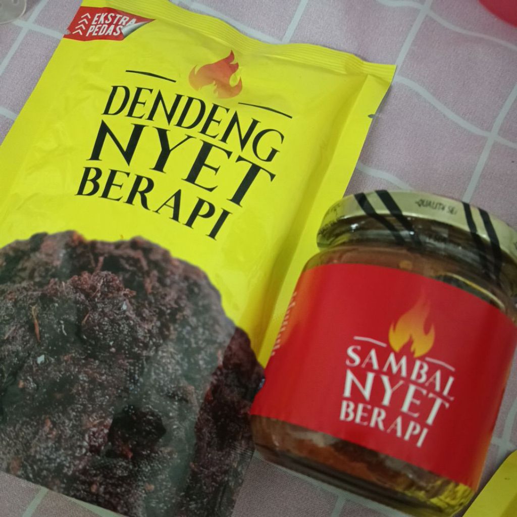 ready stock combo sambal nyet dan dendeng extra pedas by khairul aming ...