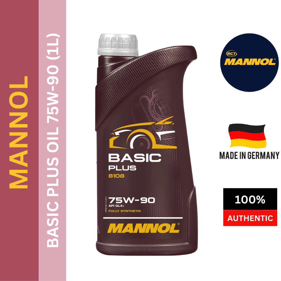 (MADE IN GERMAN ) MAnnol Manual Gear Oil BASIC PLUS SAE 75W90 Minyak ...