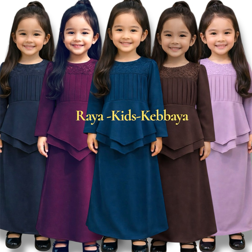Baju Kurung Set Budak Perempuan Terbaru Designe utk Hari Raya Size-2yr ...