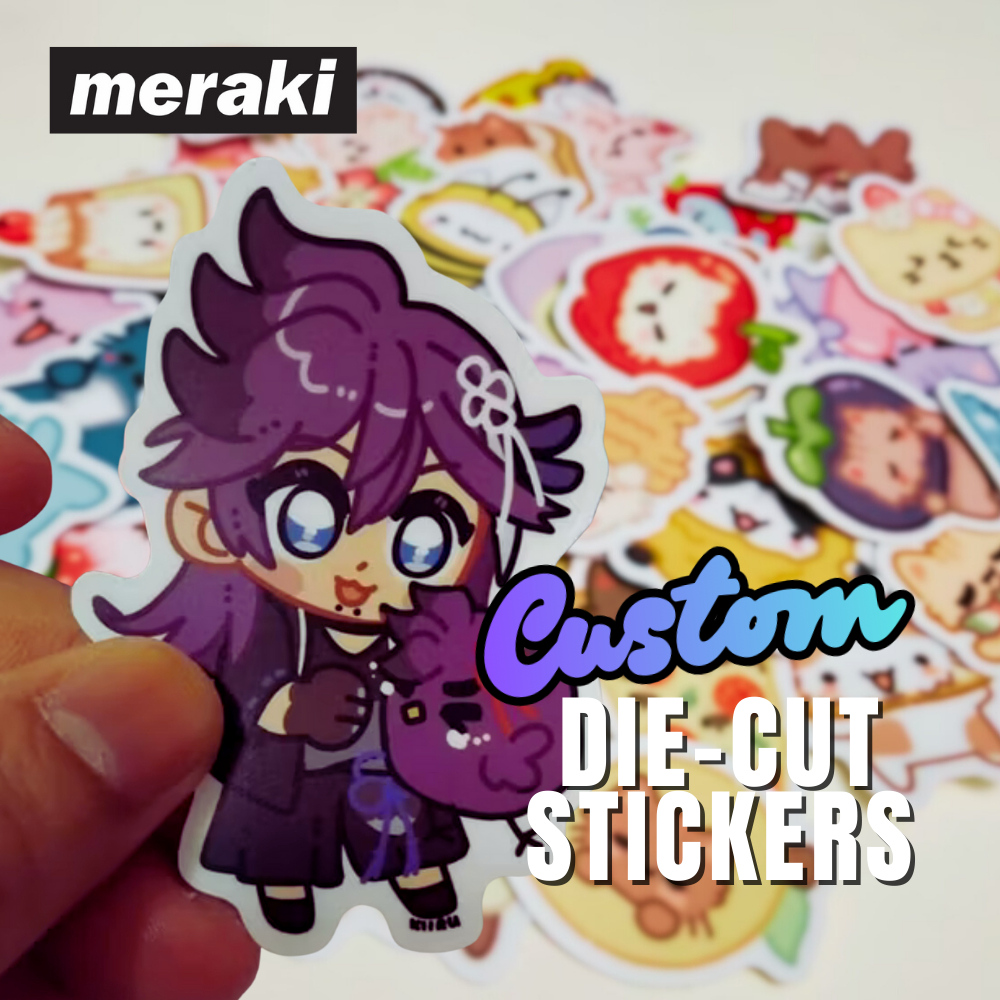 Custom Die-cut Sticker Waterproof with Laminate | Shopee Malaysia