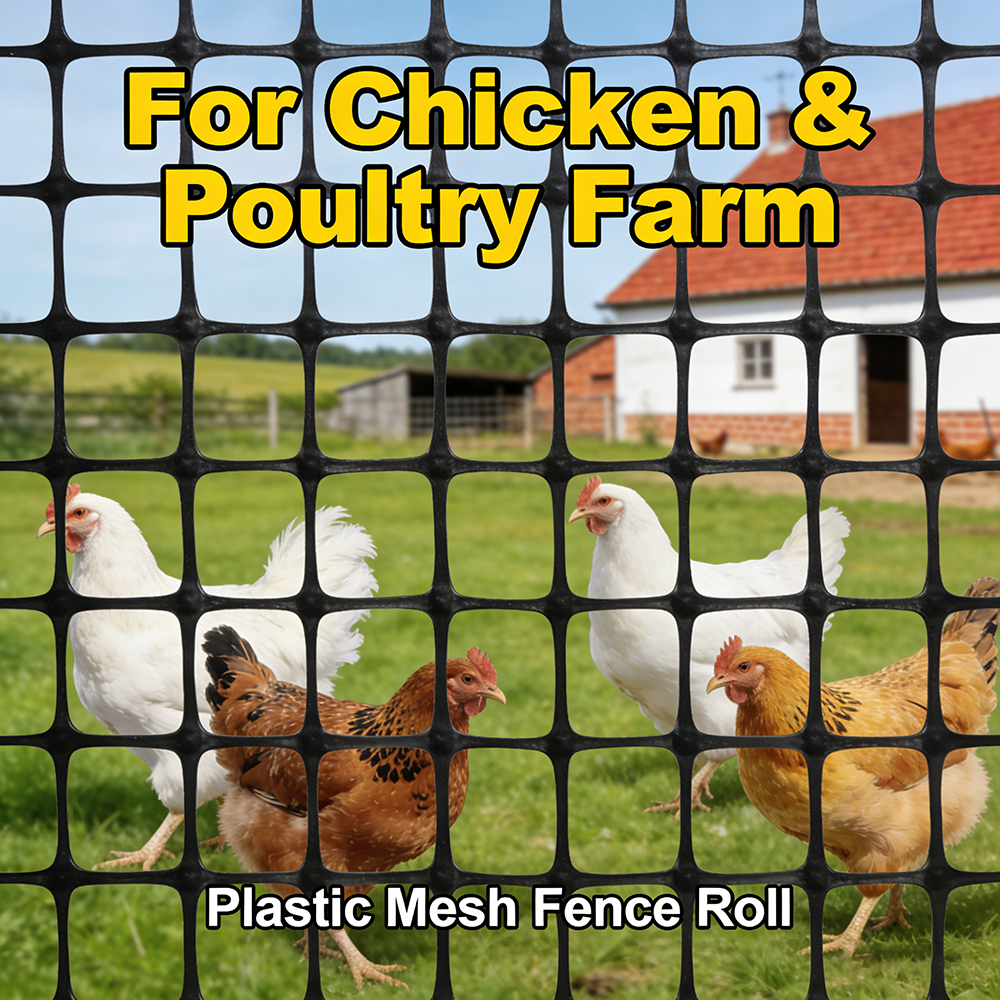 HDPE Plastic Mesh Fence Garden Climbing Plant Support Net Poultry ...