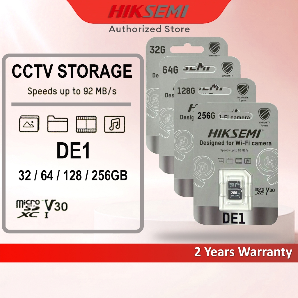 HIKVISION DE1 CCTV Micro SD Memory Card 32G 64G 128G 256G | HIKSEMI ...