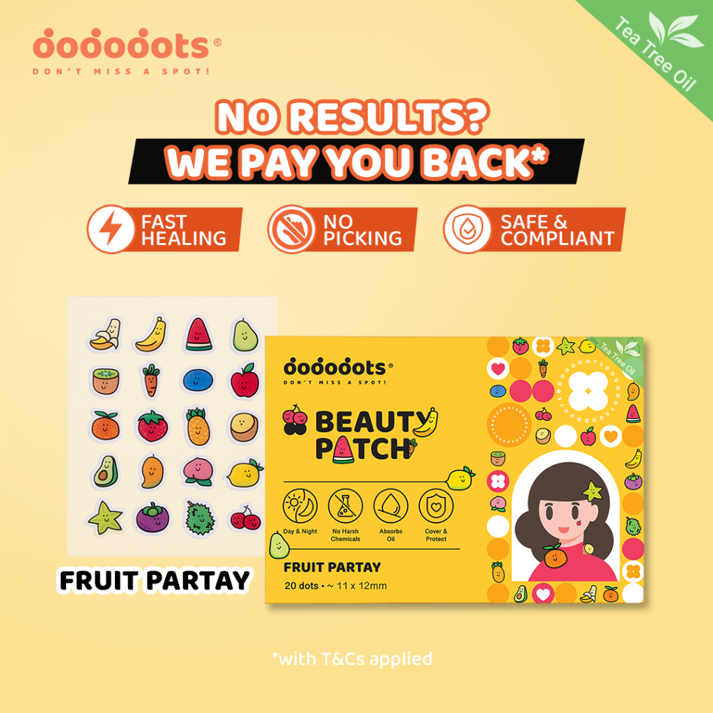 Dododots Pimple Patch - Fruit Partay | Fast Healing Waterproof Clinical ...