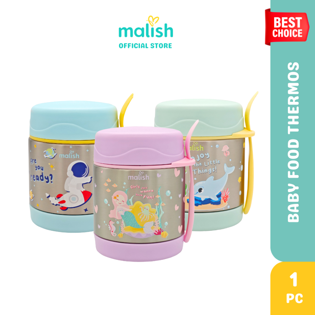 Malish Baby Food Thermos Bekas Bekal Stainless Steel Insulated | Shopee ...