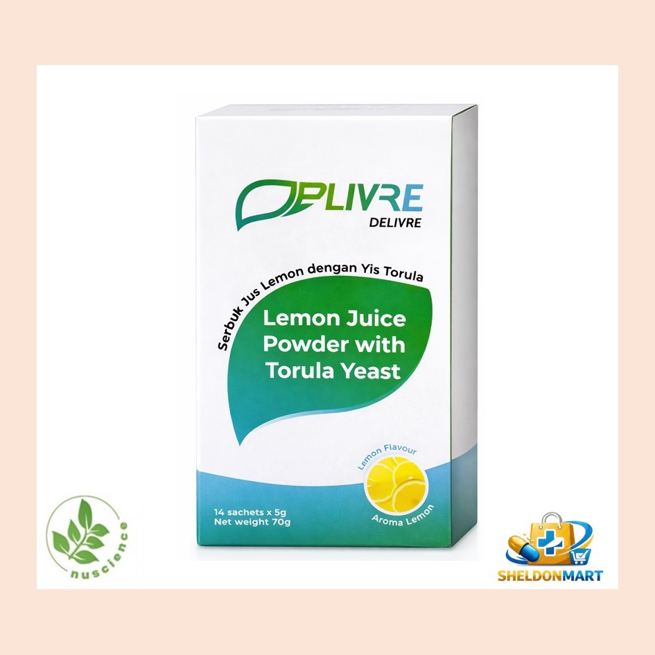 [EXP: 10/2026] NUSCIENCE DELIVRE LEMON JUICE POWDER WITH TORULA YEAST ...