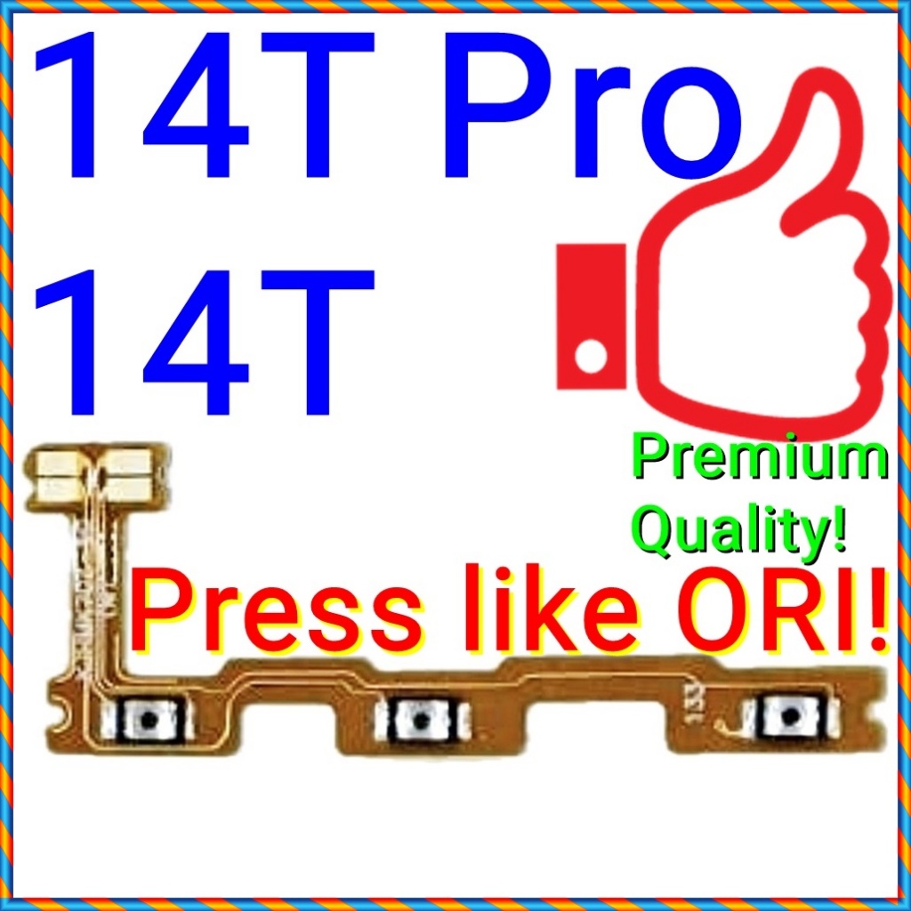 NEW ORI On Off Power Volume Buttons Switch Flex Ribbon for XIAOMI 14T ...