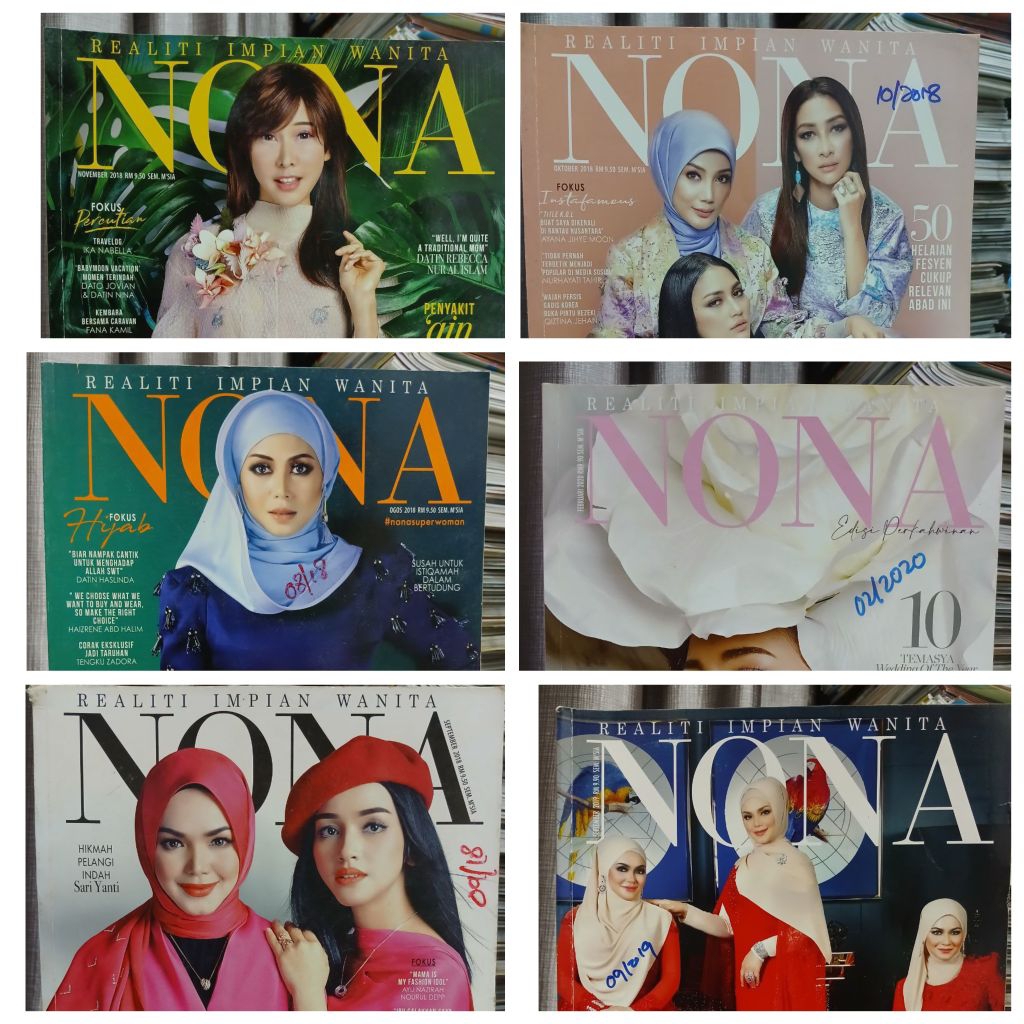 Majalah Nona Tahun 1988-2000s dan ke atas, Majalah Lama | Shopee Malaysia