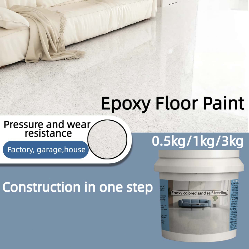 5-IN-1 epoxy floor paint epoxy colored sand floor paint kayuliti tinggi ...