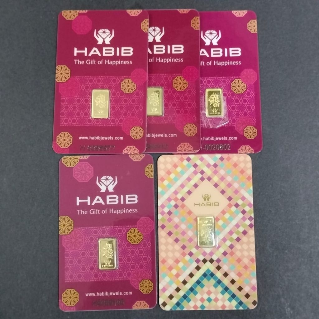 Habib Gold Bar 1g Au 999.9 (Pre-Love) | Shopee Malaysia