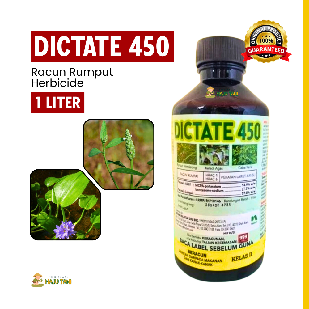 Dictate 450 1 Liter Herbicide Racun Rumput Racun Keladi Agas Racun ...