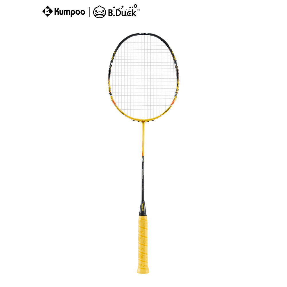 KUMPOO Badminton Racket B.DUCK (COOL)- 4U/G5 (Max 32lbs) - Unstrung ...