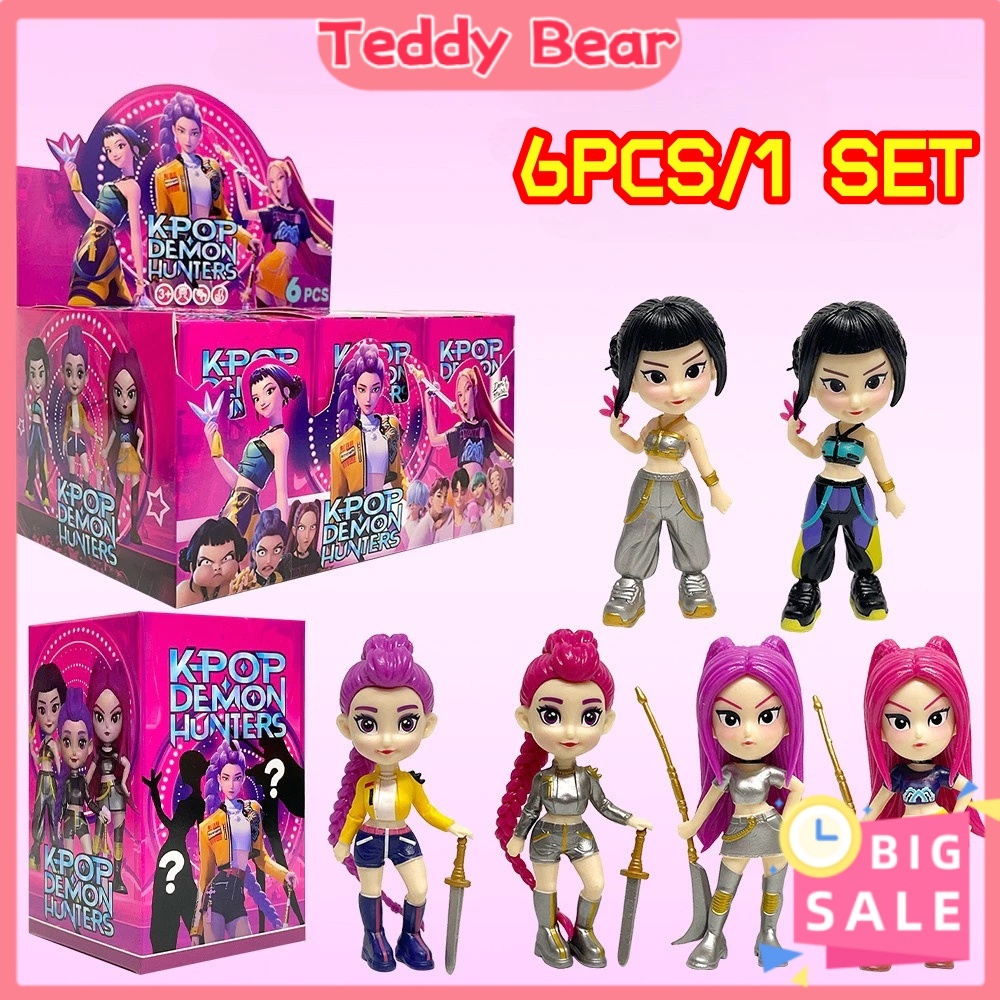 KPop Demon Hunters Action Figure Mira Rumi Zoey HUNTR/X Demon Hunters ...