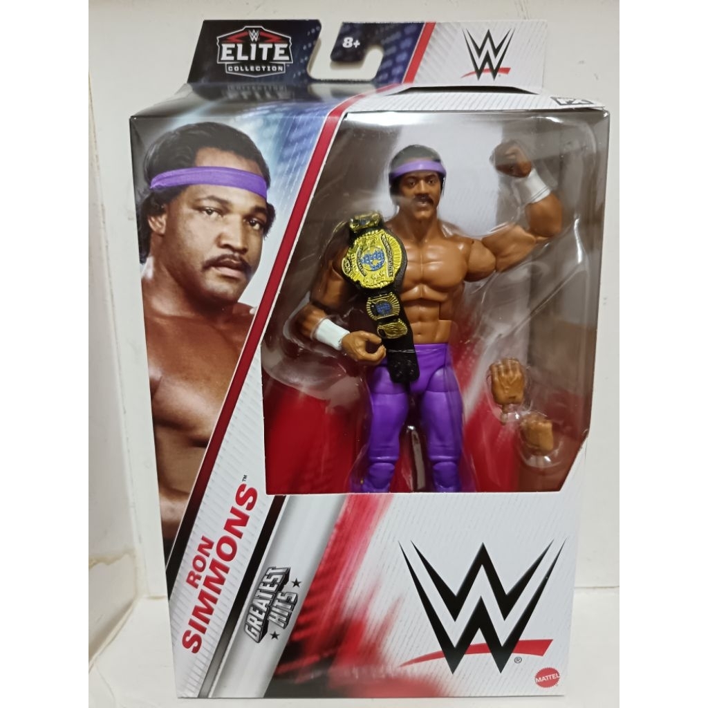 Mattel WWE Elite Greatest Hits Ron Simmons Wrestling Action Figure ...