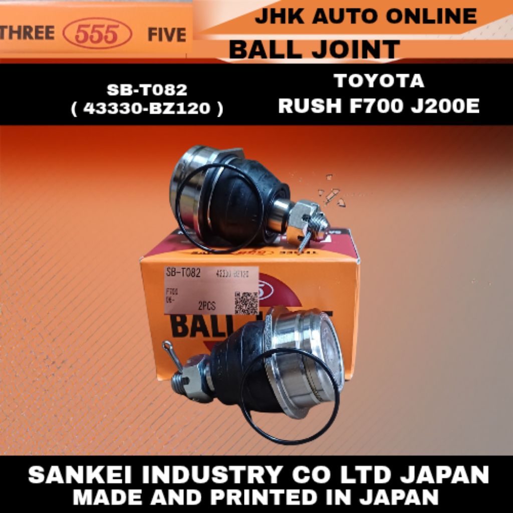 SB-T082 BALL JOINT FRONT LOWER ARM TOYOTA RUSH F700 J200E 100% NEW ...