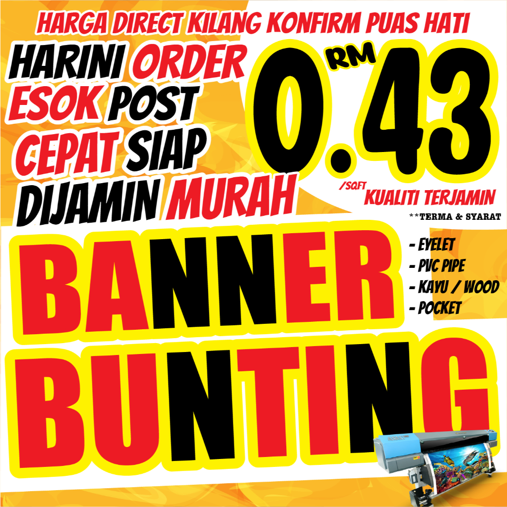 Buy bunting banner Online With Best Price, Jun 2026 | Shopee Malaysia