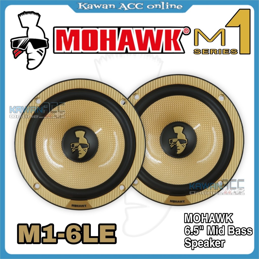 MOHAWK 6.5 Bass Mid Speaker PRO/MS/M1 Series M1-6 for Proton,Perodua ...