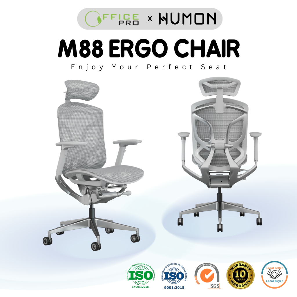 HUMON M88 Butterfly PRO Ergonomic Chair | Adjustable Office Chair | 10 ...