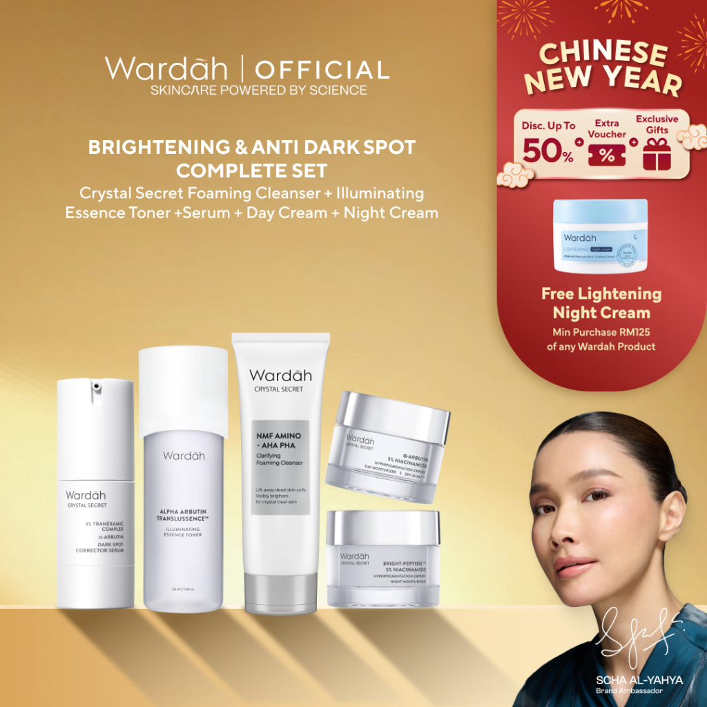 [NEW YEAR PRICE] [FULL SET] Brightening & Anti Dark Spot Crystal Secret ...