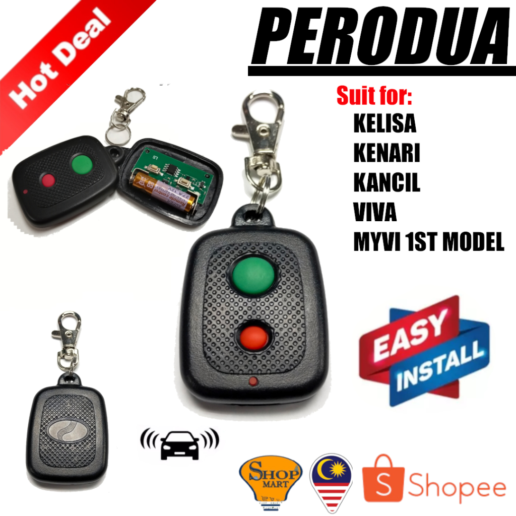 Perodua Myvi Alarm Remote Control Duplicate Myvi 1st Model Kancil ...