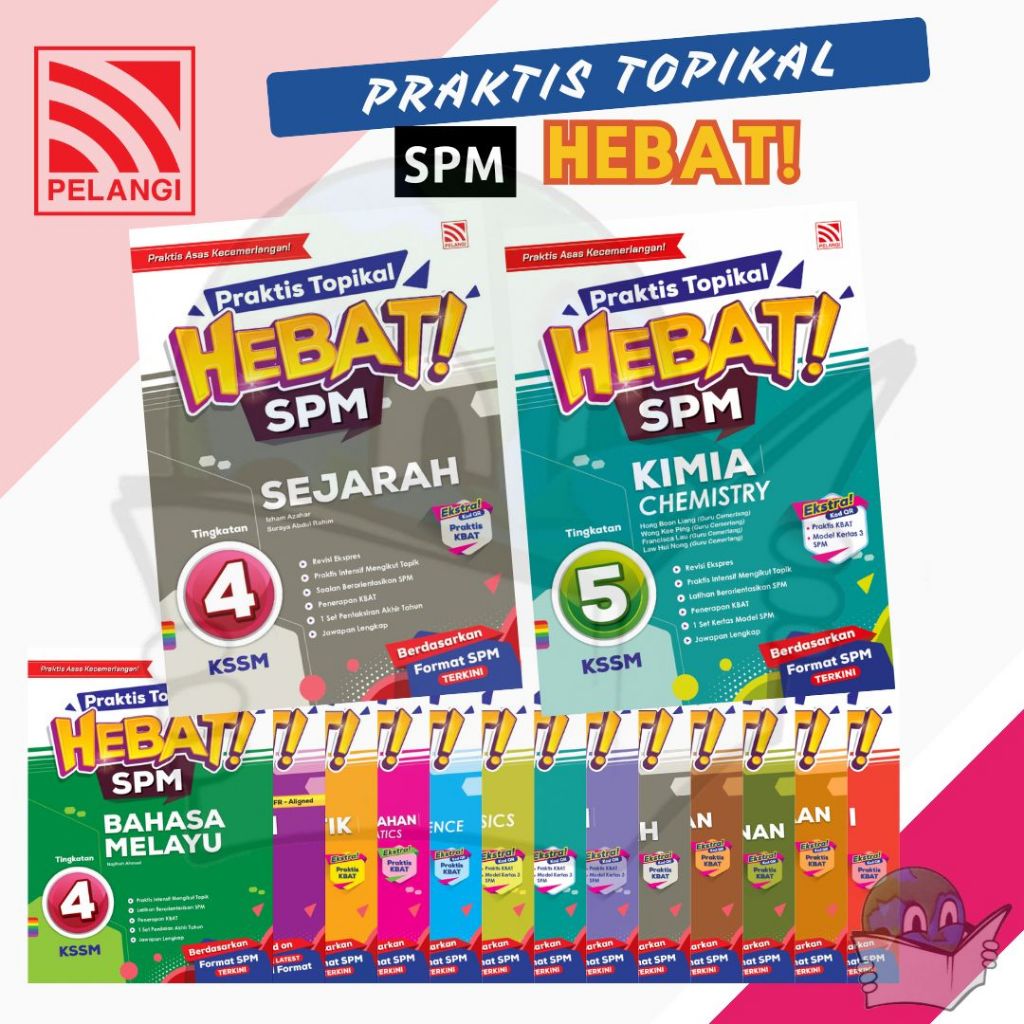 Buku Latihan Praktis HEBAT! SPM 2024 KSSM Tingkatan 4- - BM/Eng/Mate ...