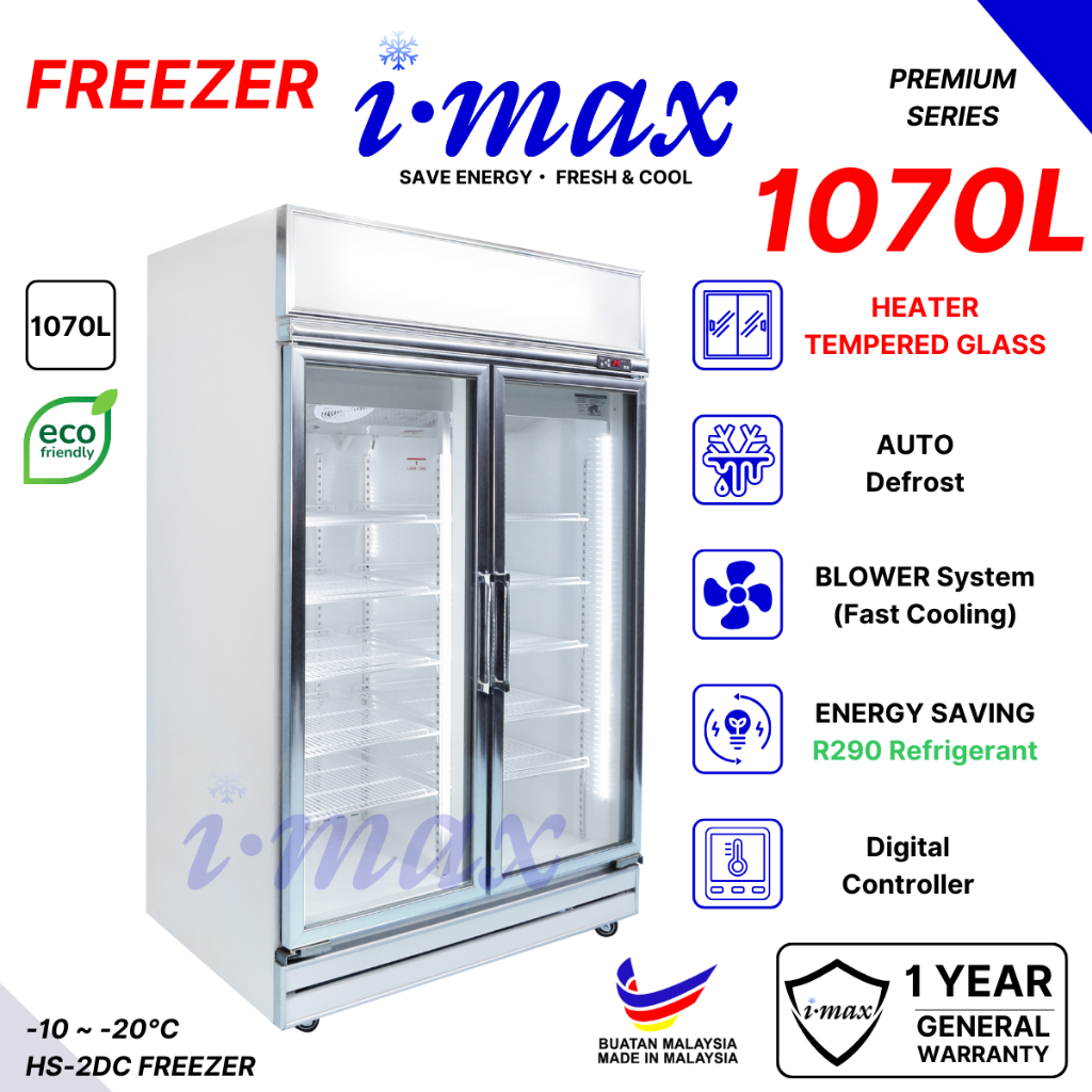 (PREMIUM) Imax 2 Door Display Freezer | Frozen Food | Meat | Commercial ...