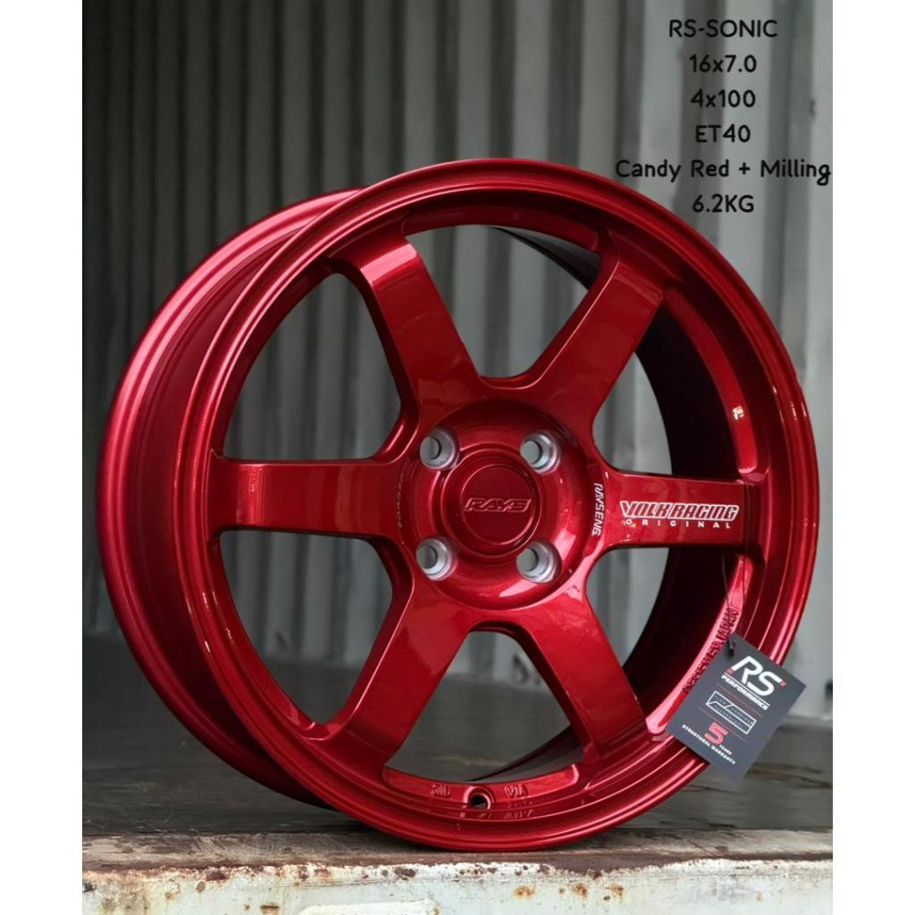 RS Performance TE37 SONIC 16 INCH RS Sport Rim Flow Forming Thailand ...