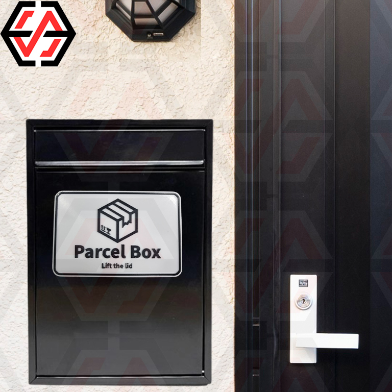 Outdoor Signage Delivery Drop Parcel Here Sign Bungkusan Box | Shopee ...