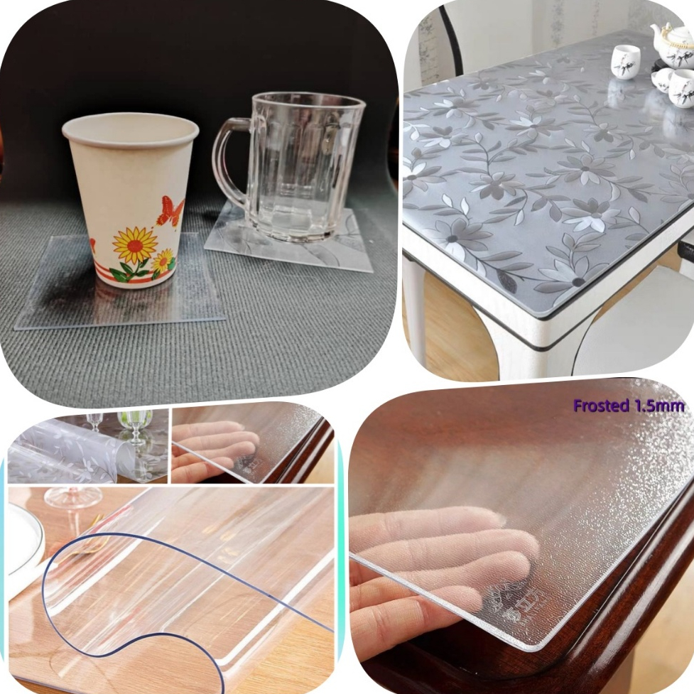 PVC Table Mat /Alas Meja Plastik 1.5mm PVC Waterproof Oil-proof ...