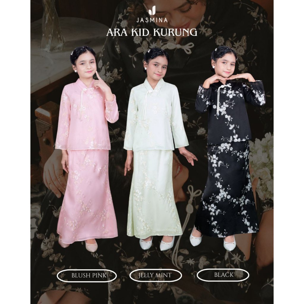 KIDS Ara Kurung by Jasmina Malaysia LUMINA RAYA 2026 Edition | Shopee ...