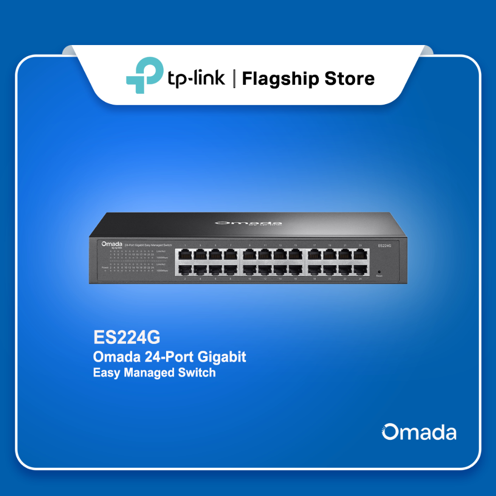 TP-Link ES224G Omada 24-Port Gigabit Easy Managed Switch | Shopee Malaysia