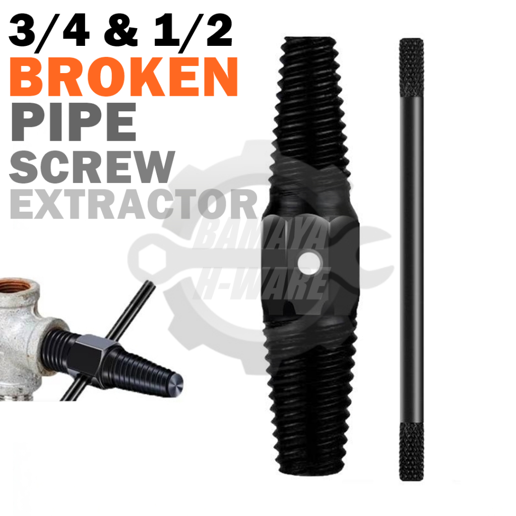 1/2-3/4 PIPE EXTRACTOR. Broken Old Thread Pipe Extractor. 1/2 Metal ...