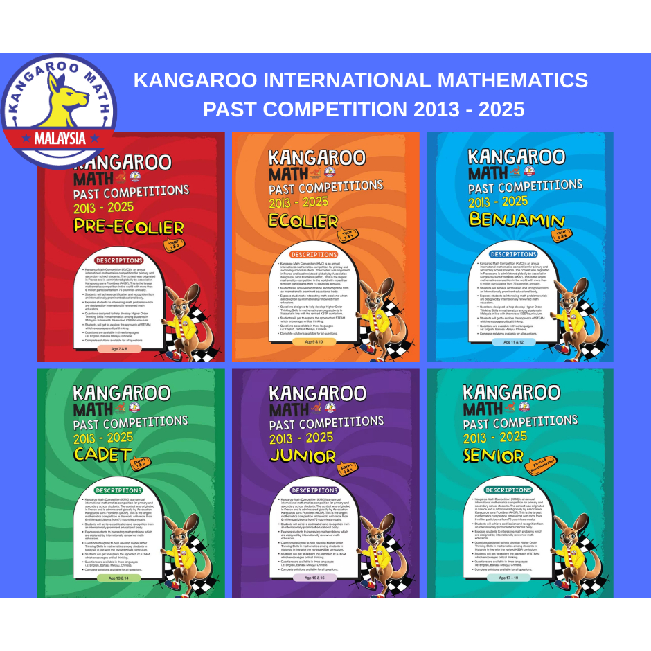 Kangaroo International Mathematics Past Competition (2013-2025 ...