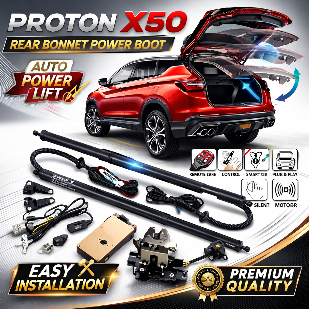 Tailgate Belakang Elektrik Proton X50 X-50 Rear Power Boot Auto With ...