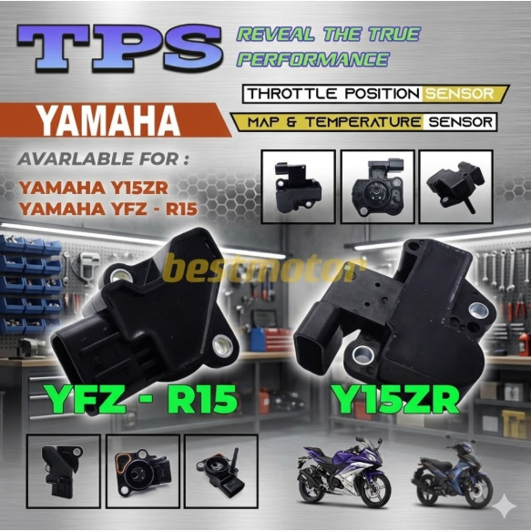 TPS SENSOR YAMAHA Y15 NMAX NVX 155 R15 V3 SRL115 SYM VF3 VF3I ORIGINAL ...