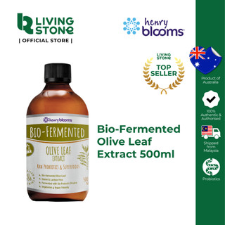 Henry Blooms Bio-Fermented Probiotics Olive Leaf Extract 100% Vegan ...