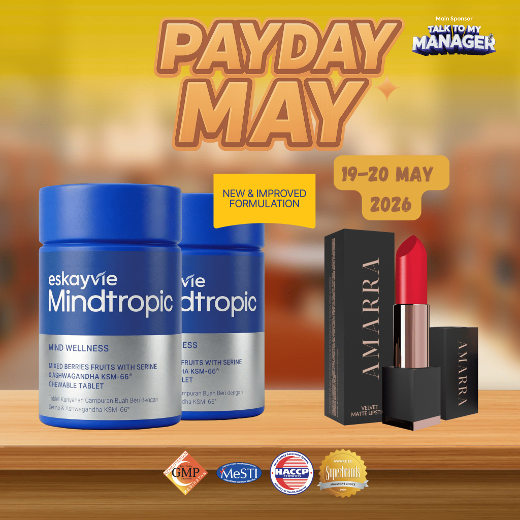 Eskayvie Mindtropic | Vitamin Minda | May Pay Day | 19 - 20 May 2026 ...