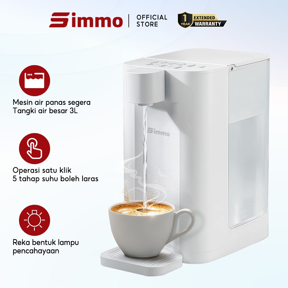Simmo Smart Instant Water Dispenser Adjustable Temperature Desktop ...