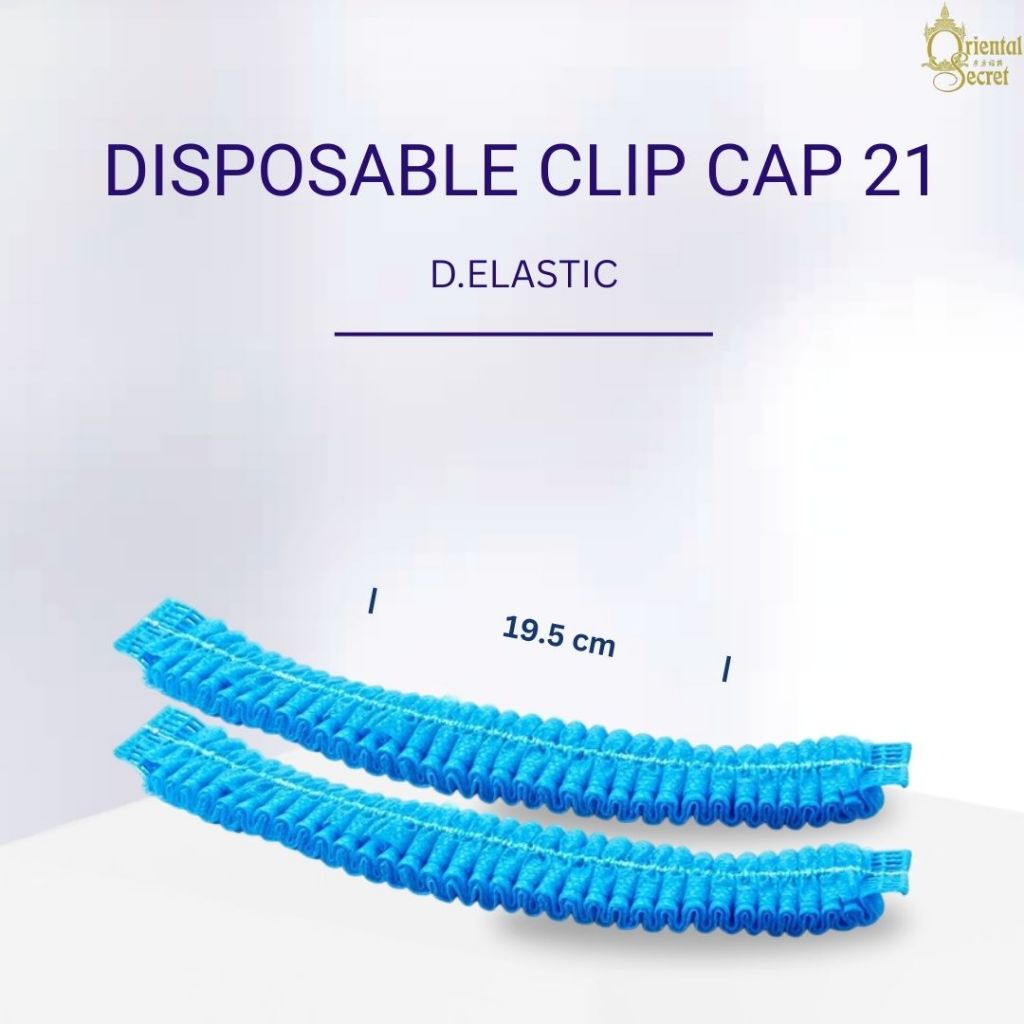 DISPOSABLE CLIP CAP 21 / D.ELASTIC / 100 PCS | Shopee Malaysia