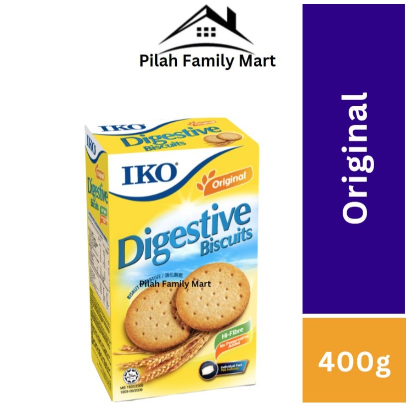 Original IKO Digestive Biscuits Biskut Digestive 400g | Shopee Malaysia