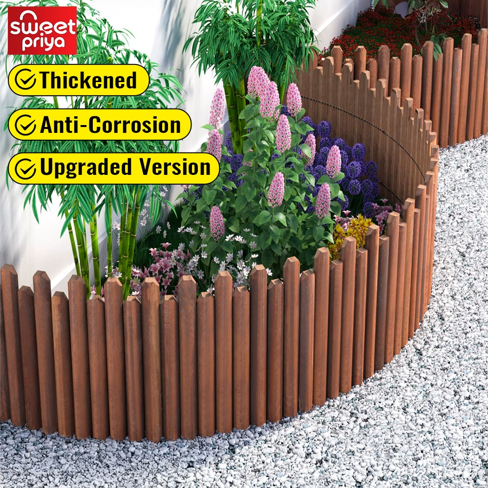 Wooden Ground Fence With Tools Garden Home Decoration Flexible Wood ...