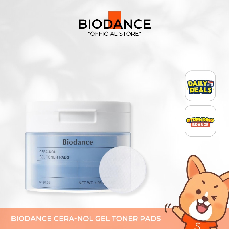 Biodance Cera-nol Gel Toner Pads 60 Pads, Biodance Official Store ...