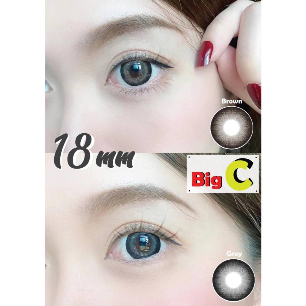 Contact Lens - Western Eyes - Big C 18mm - Plano - Power - Free Lens ...