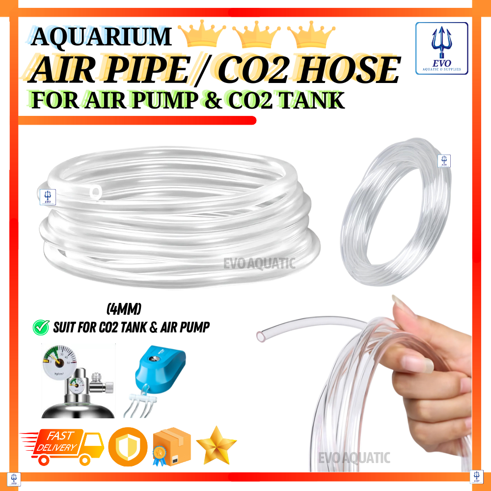 🔥READY STOCK🔥 Aquarium Oxygen Tubing / CO2 Air Tubing Bubble Stone Hose ...