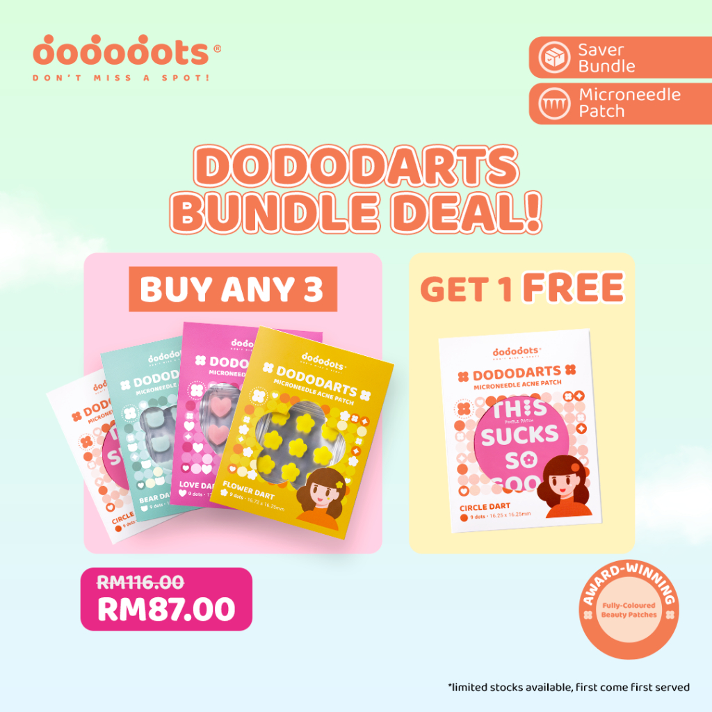 Dododots | Dododarts | Microneedle Pimple Acne Patch | Bear / Love ...