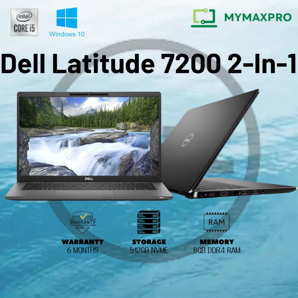 Dell Latitude 7200 2-in-1 Intel Core i5 (8th Gen) 12" FHD / 8GB RAM ...