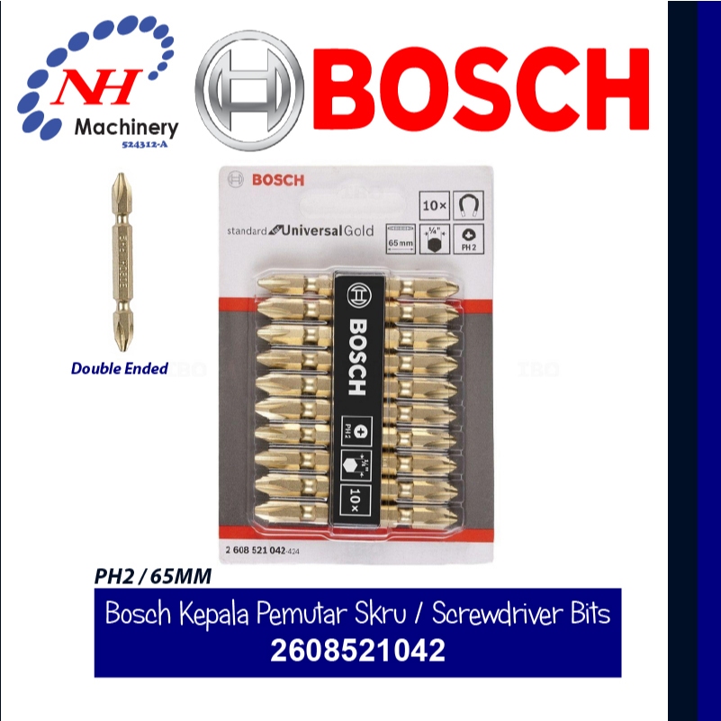 BOSCH 2608521042 - KEPALA PEMUTAR SKRU / SCREWDRIVER BITS | Shopee Malaysia