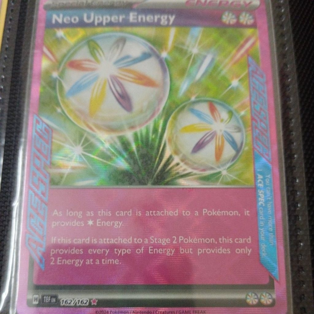 Original Pokémon TCG - Neo upper Energy 162/162 Ace Rare Temporal Force ...