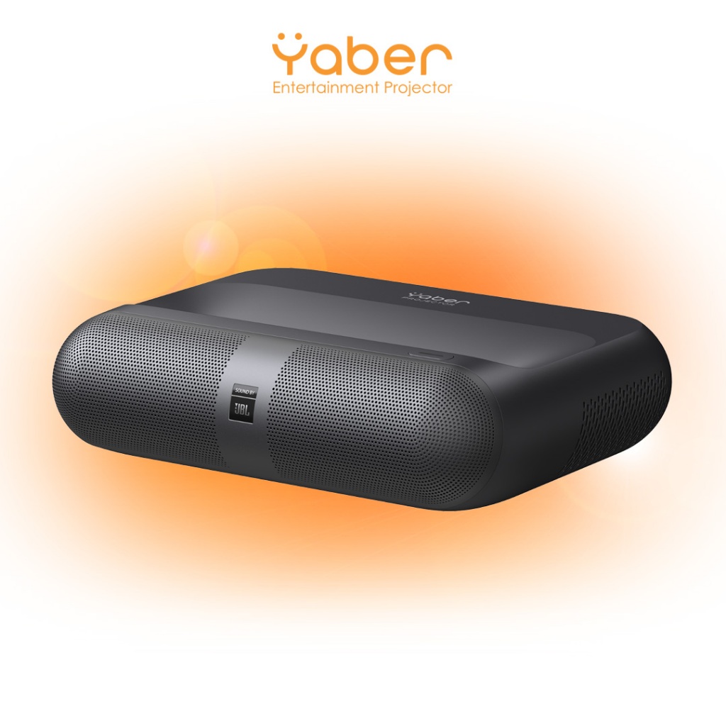 YABER K300S UST Laser Projector | 100" Display from 9" | Triple RGB 150 ...