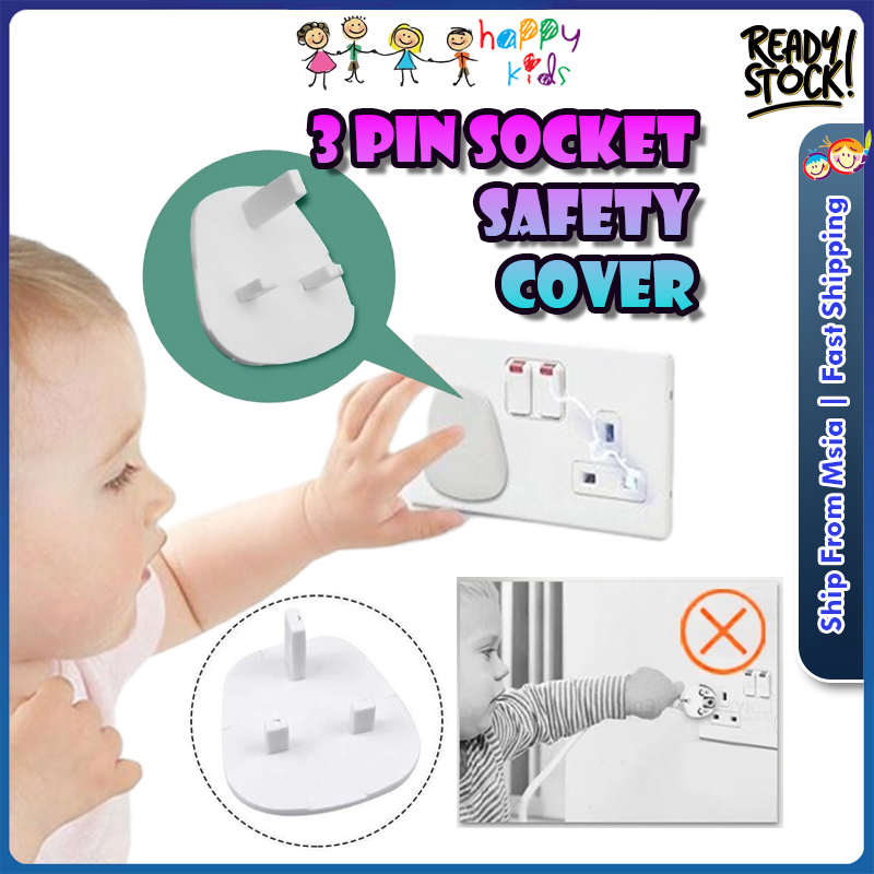 [Happy Kids] Baby Safety Plug Cover Socket Cover For Child 插头保护盖 ...