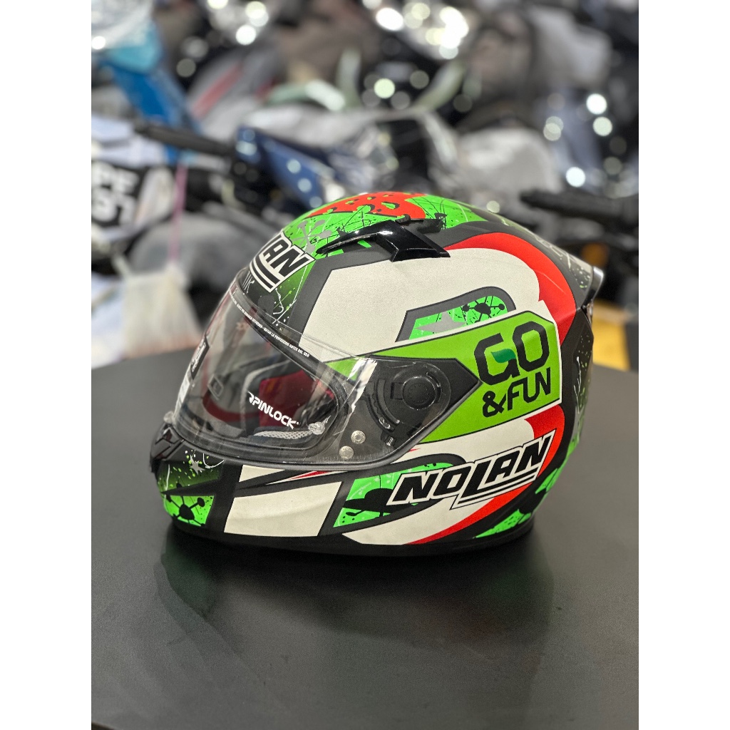 NOLAN N64 BASTIANINI FULL FACE | NOLAN HELMET FULL FACE | Shopee Malaysia
